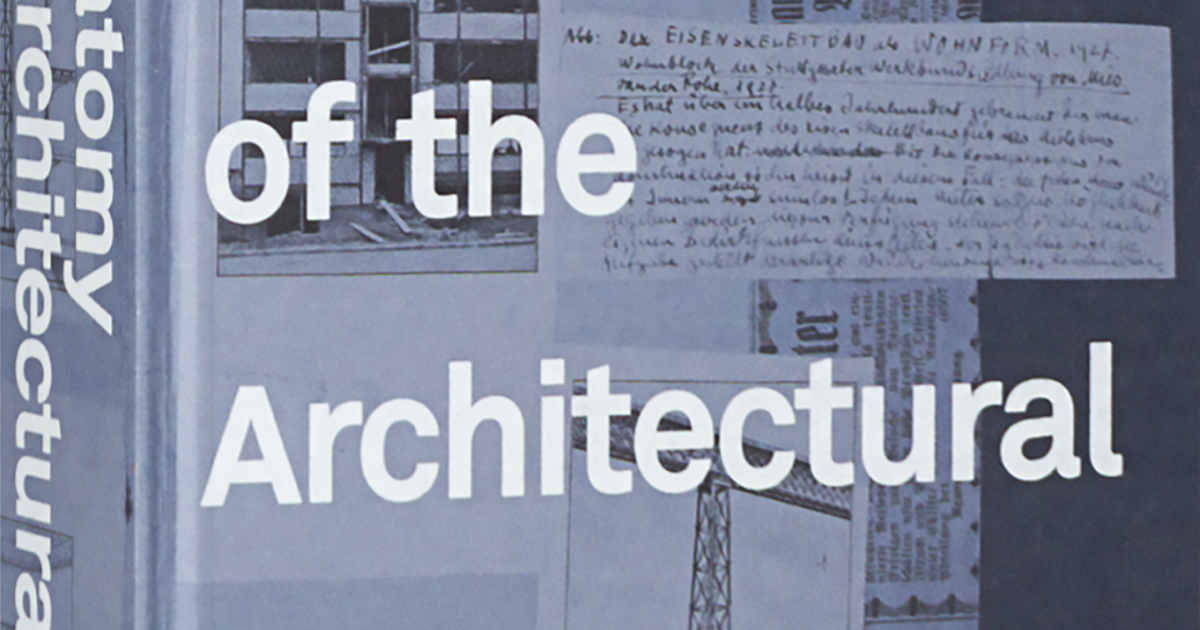 The Anatomy of the Architectural Book | Lars Müller Publishers