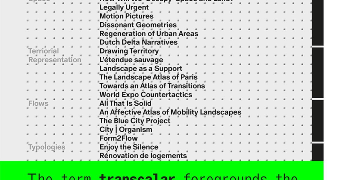 Transcalar Prospects in Climate Crisis | Lars Müller Publishers