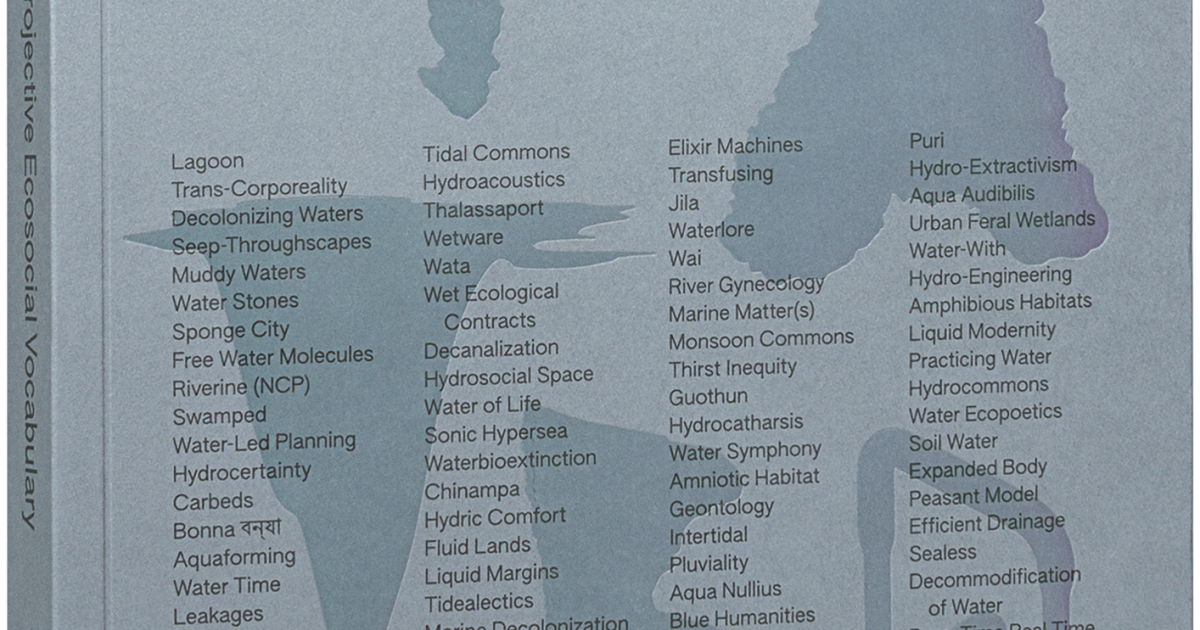 100 Words for Water | Lars Müller Publishers